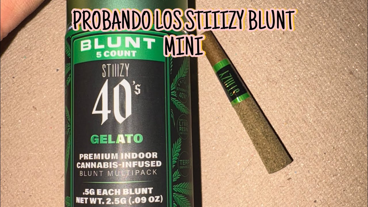 PROBANDO LOS STIIIZY BLUNT MiNi 5 COUNT , PROBANDO GALLOS DE MOTA ...