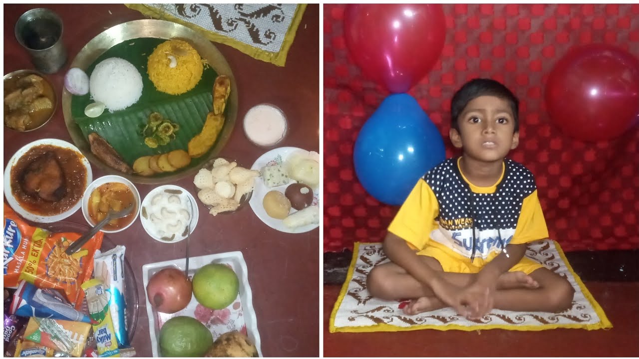 বাঙালি নিয়মে জন্মদিন পালন একদম ঘরোয়া ভাবে।। - YouTube