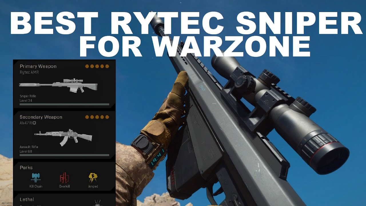 The Best Rytec AMR Sniper Rifle Loadout In Warzone? - YouTube