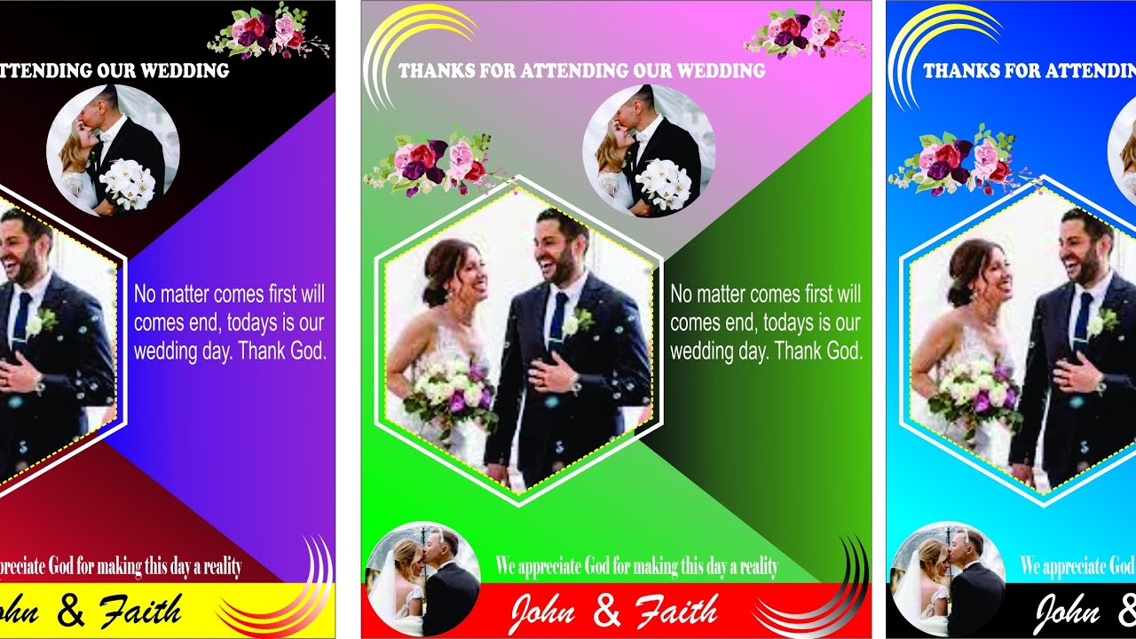 Wedding jotter design_part 01. - YouTube