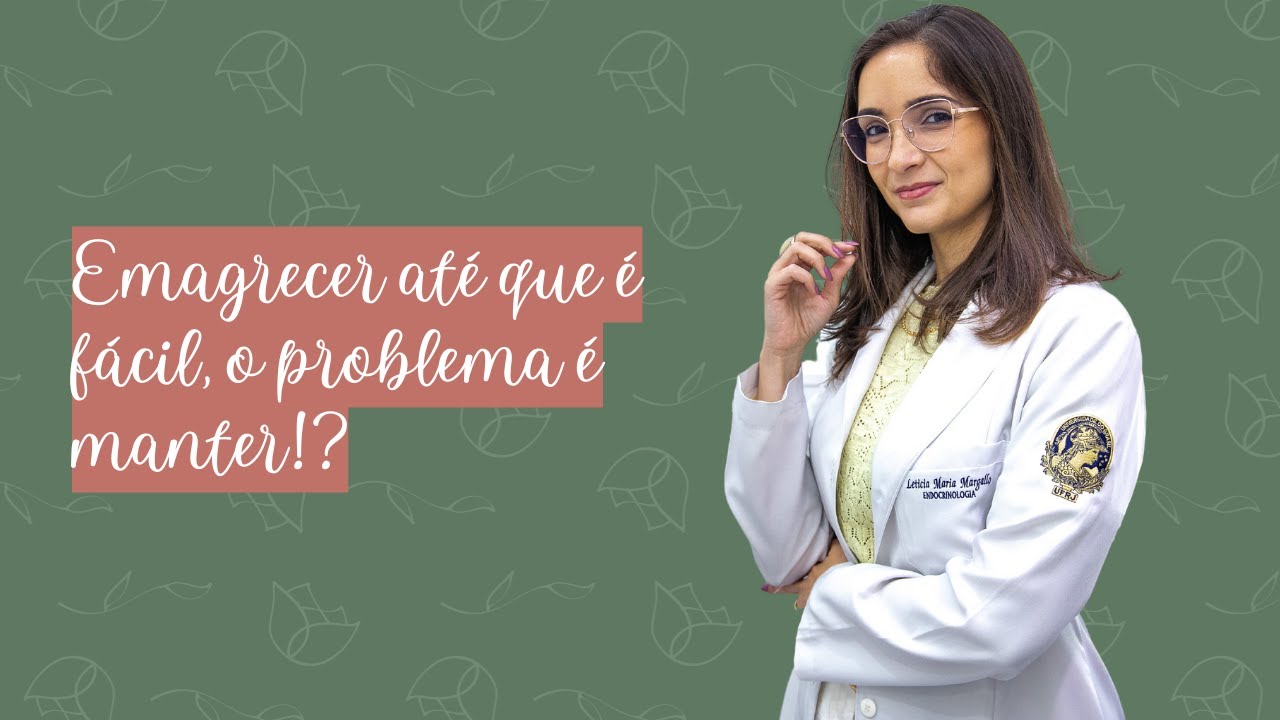 Emagrecer até que é fácil o problema é manter o peso perdido! Será ...