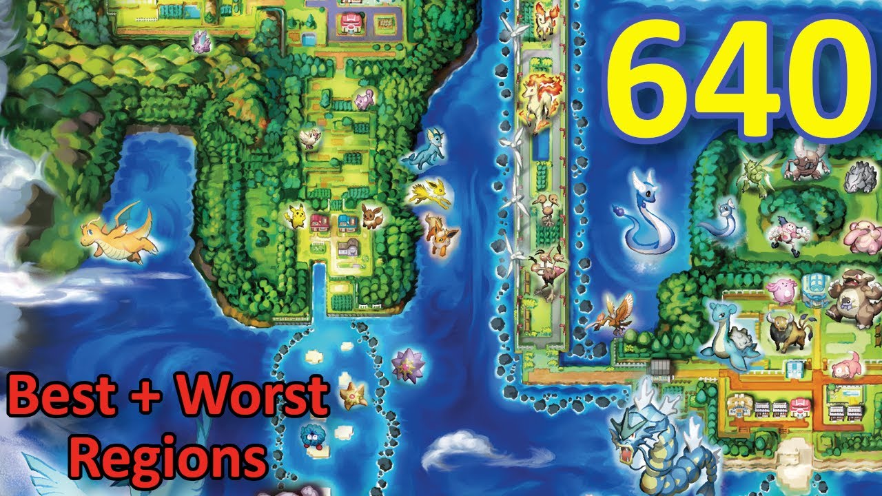 Top 5 and Bottom 5 Pokemon Regions! - YouTube