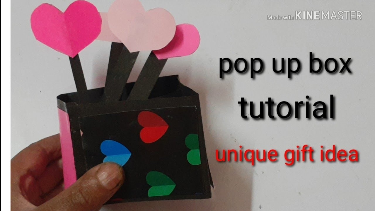 DIY pop up box tutorial | unique gift ideas for boyfriend | gift ideas ...