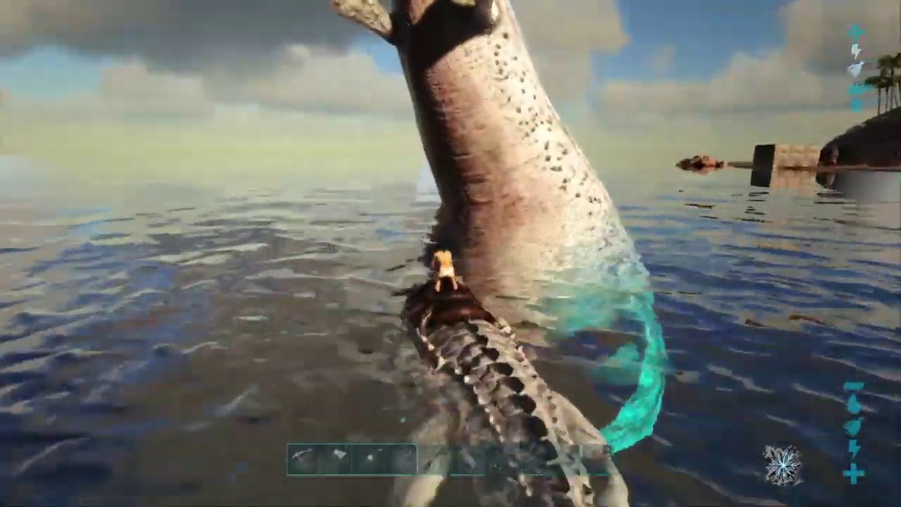 ARK: Survival Evolved - Leed vs Sarco to the Death! - YouTube