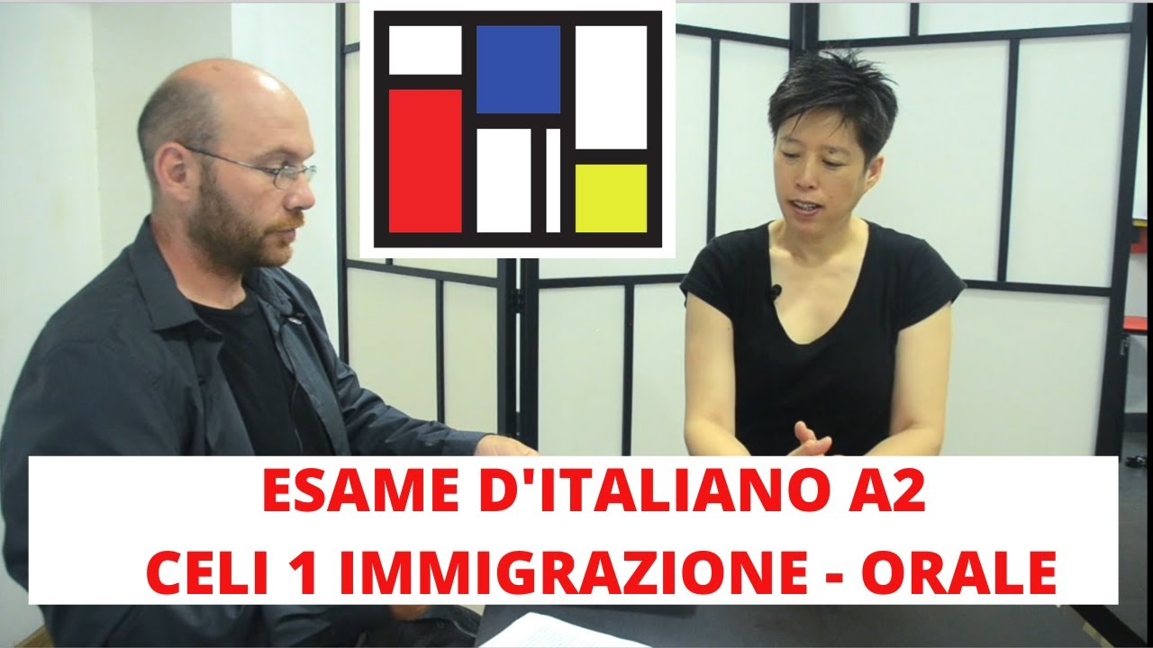 Esame di italiano: CELI 1 - A2 Immigrazione (orale) - YouTube