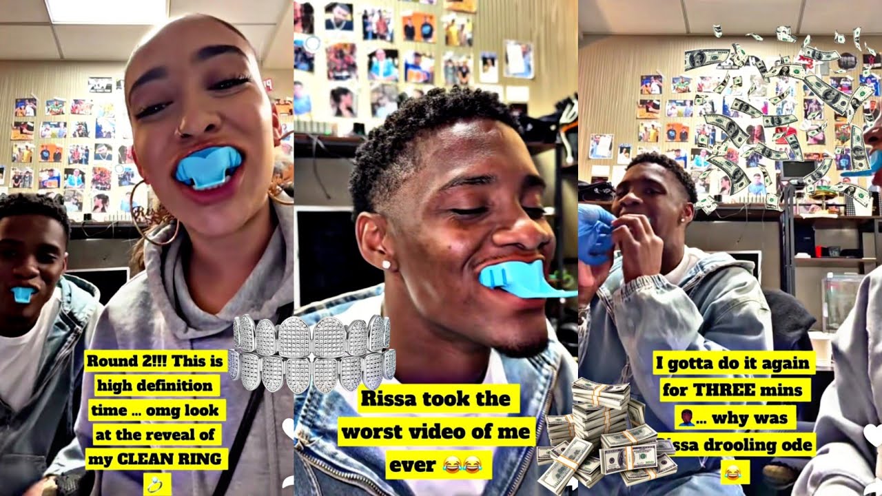 RISS & QUAN SPOILING THEMSELVES WITH $30,000 DIAMOND GRILLS - YouTube