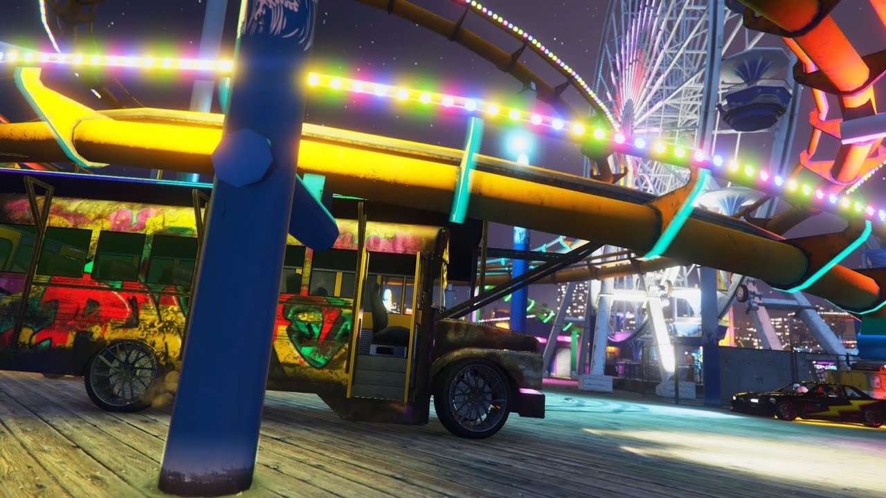 Mon Garage de Bus Festival | Customisation GTA Online ! - YouTube