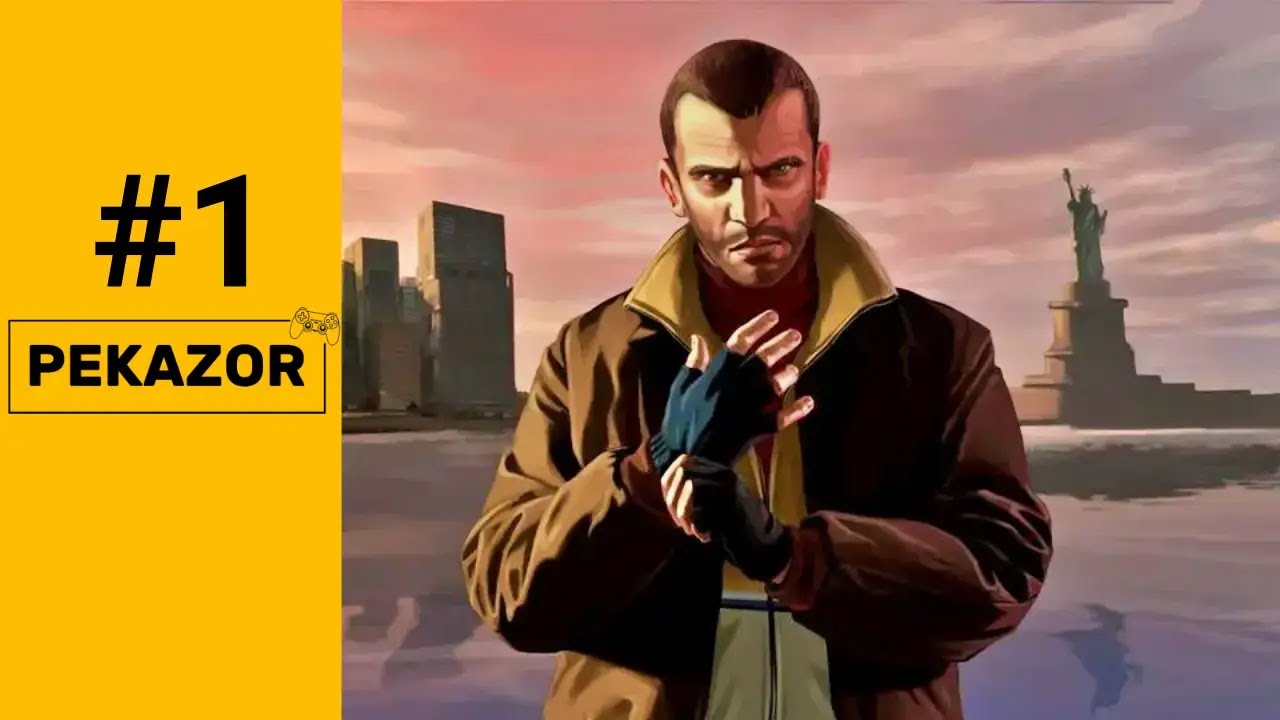 Grand Theft Auto IV Intro & Mission #1 - The Cousins Bellic - YouTube