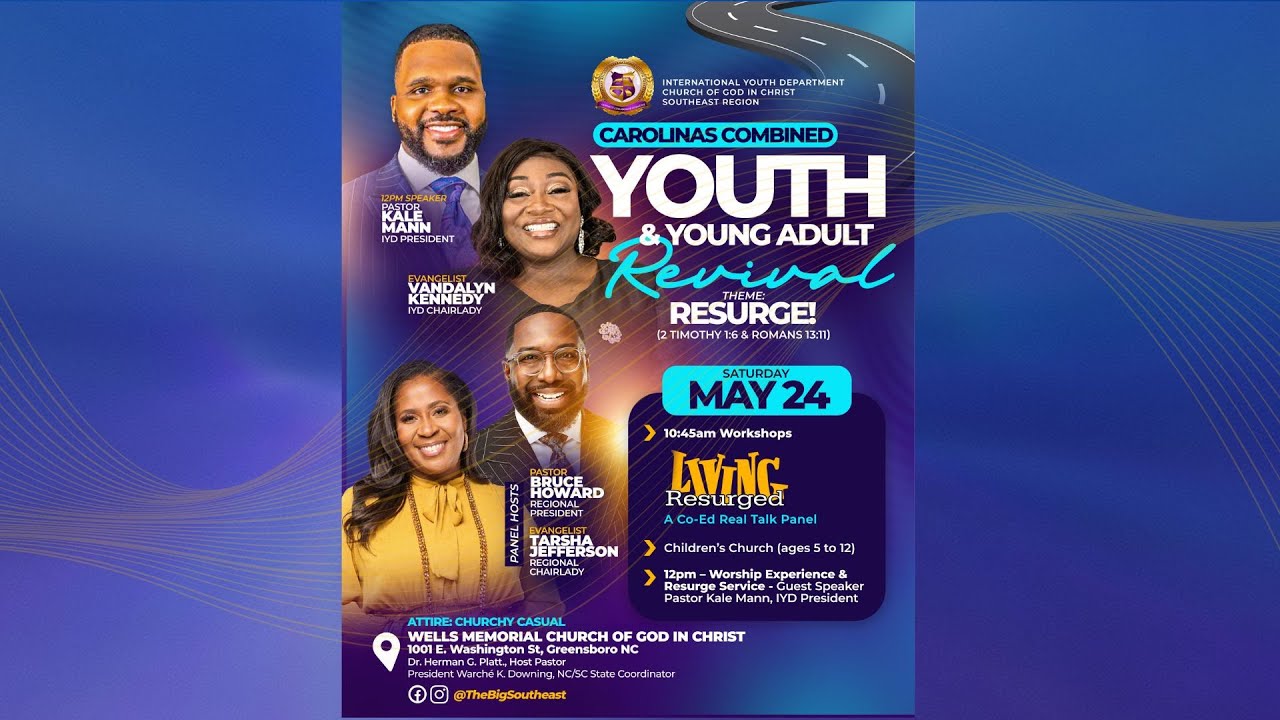 IYD COGIC Southeast Region Carolinas Combined Youth & Young Adult ...