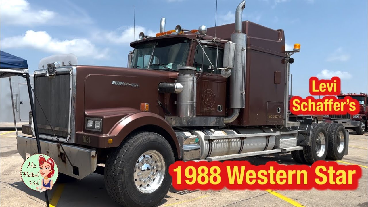 Levi Schaffer's 1988 Western Star 4964F Truck Tour - YouTube
