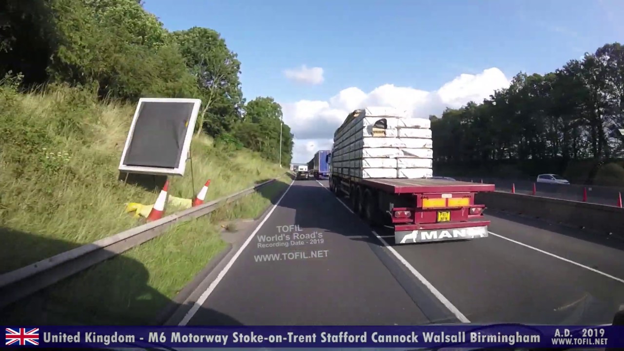 1079 United Kingdom - M6 Motorway Stoke-on-Trent Stafford Cannock ...