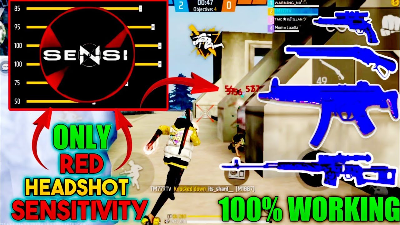 Free Fire Headshot Setting 2023🔥| Best Sensitivity Settings|Free Fire ...