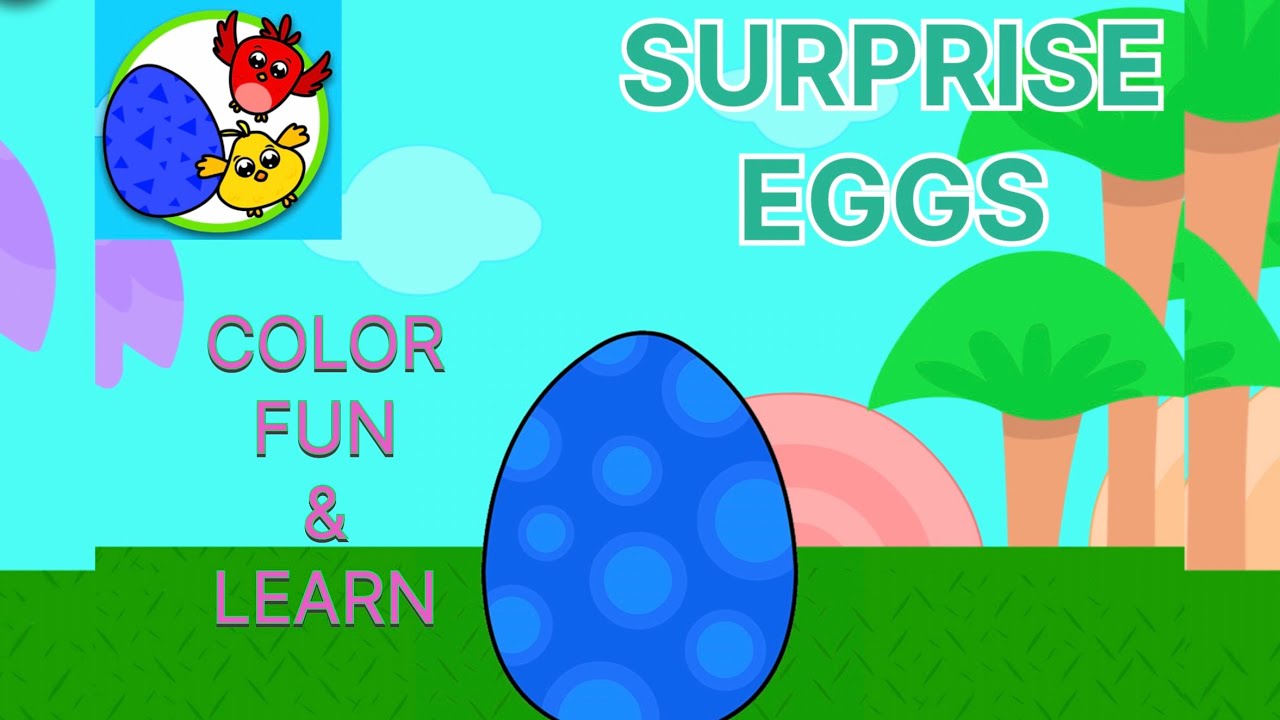 Surprise Eggs || Colors Fun || Red Blue Green Pink Yellow || Ri&V Kids ...