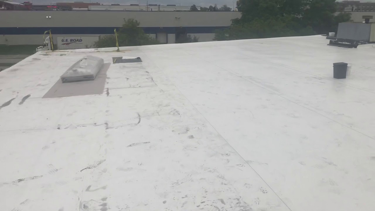 IB Roof membrane Omaha Bakery. - YouTube
