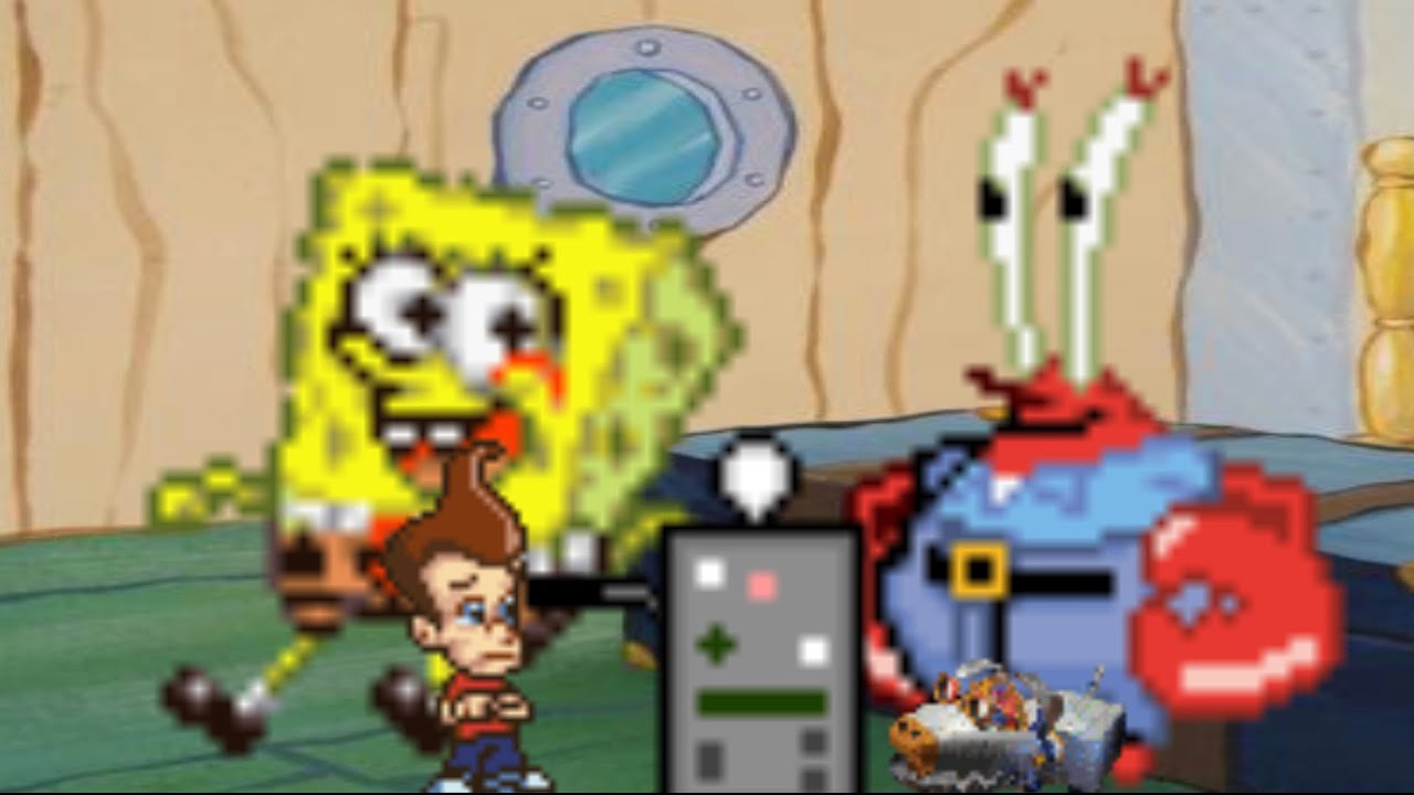 Jimmy Neutron “Squeaky Boots Puppets” interruption (sprite version ...