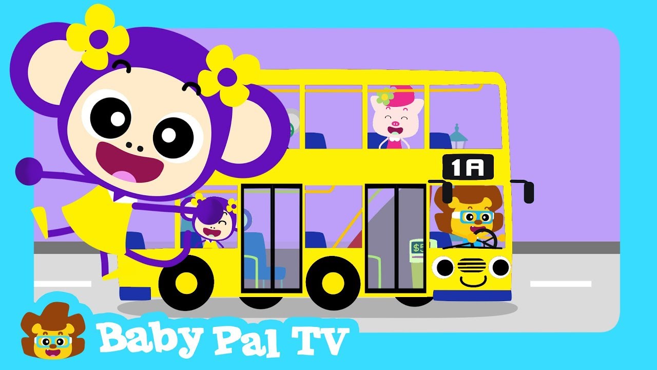 Wheels On The Bus Go Yellow Bus | Nursery Rhymes & Kids Songs♪ | Baby ...