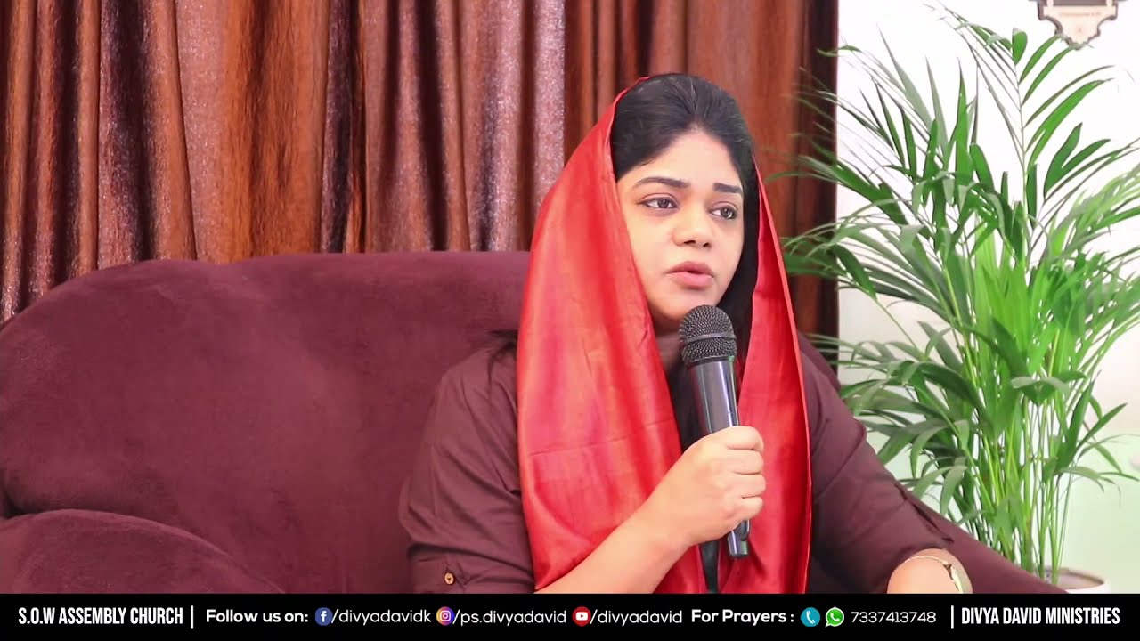 Proverbs 3:5-10 - Bible Study Live | Sis Divya David | SOW Assembly ...