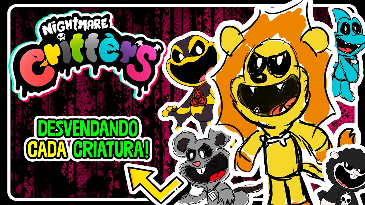 Revelando TODOS os Nightmare Critters de Poppy Playtime Chapter 4 ...
