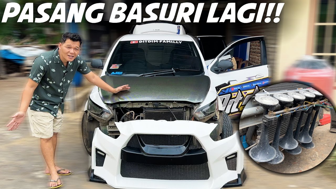 HIDUPIN BASURI V3 DI DATSUN DITDIM!! - YouTube