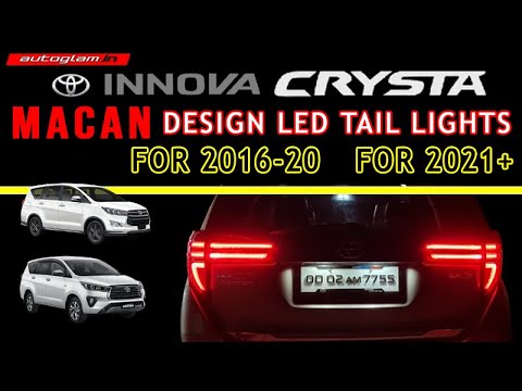 TOYOTA | INNOVA | CRYSTA | 2016-20| 2021+ | MACAN | DESIGN | LED | TAIL ...