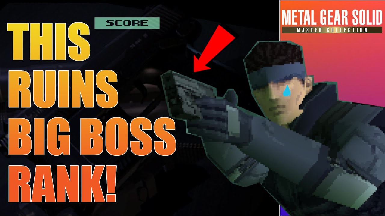 MOST COMMON BIG BOSS RANK MISTAKES IN METAL GEAR SOLID! - YouTube
