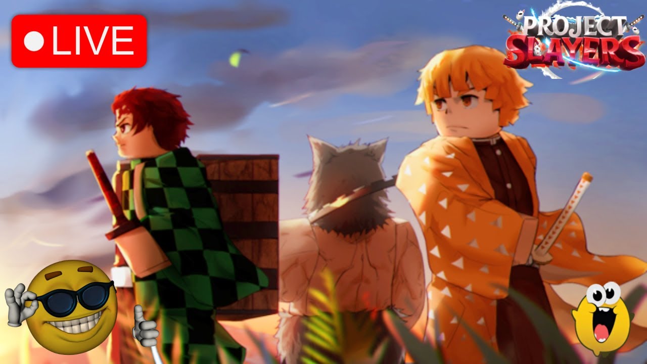 🔴 CHAMPION ITEM GRINDING WITH VIEWERS! - Update 1.5 Project Slayers ...