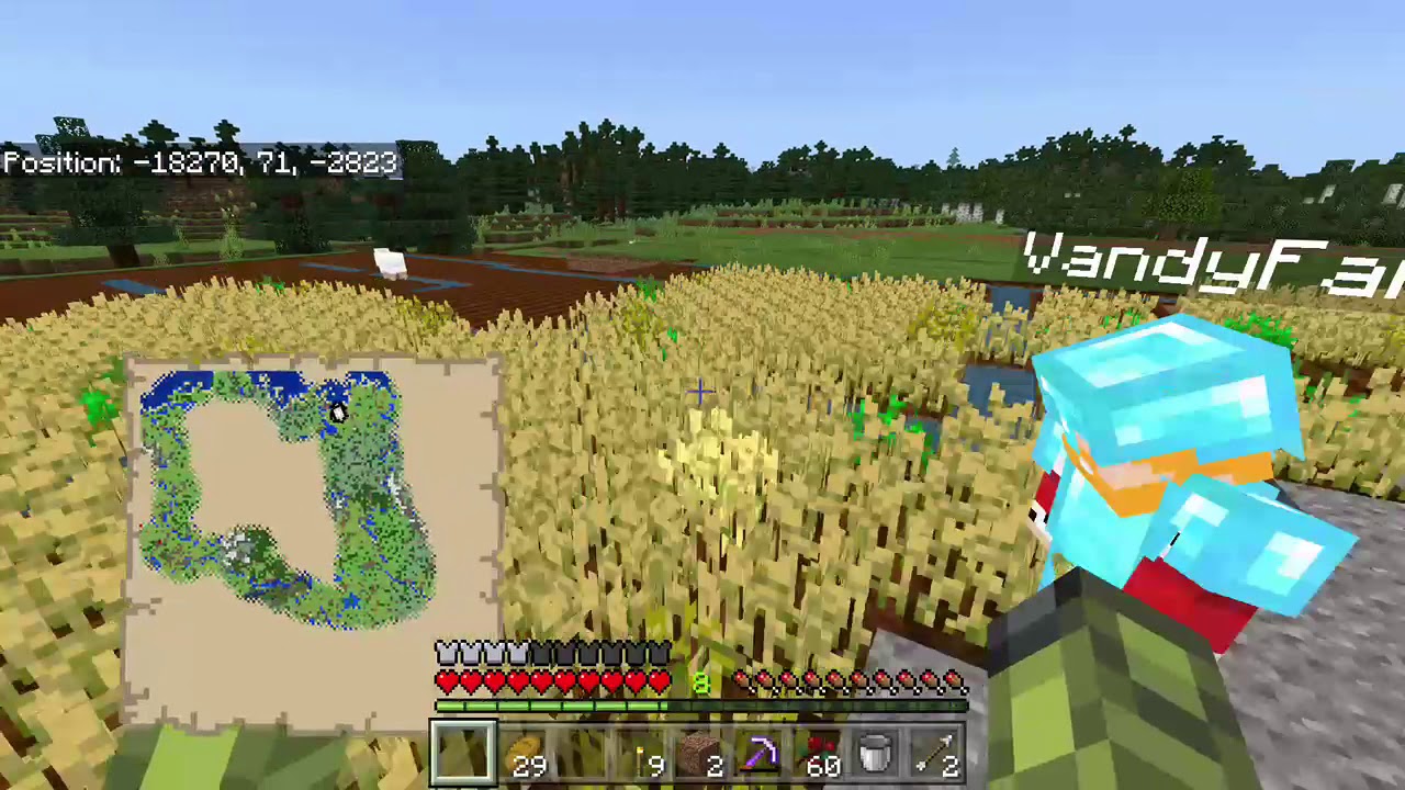 The beginning of my thanos space farm in minecraft - YouTube