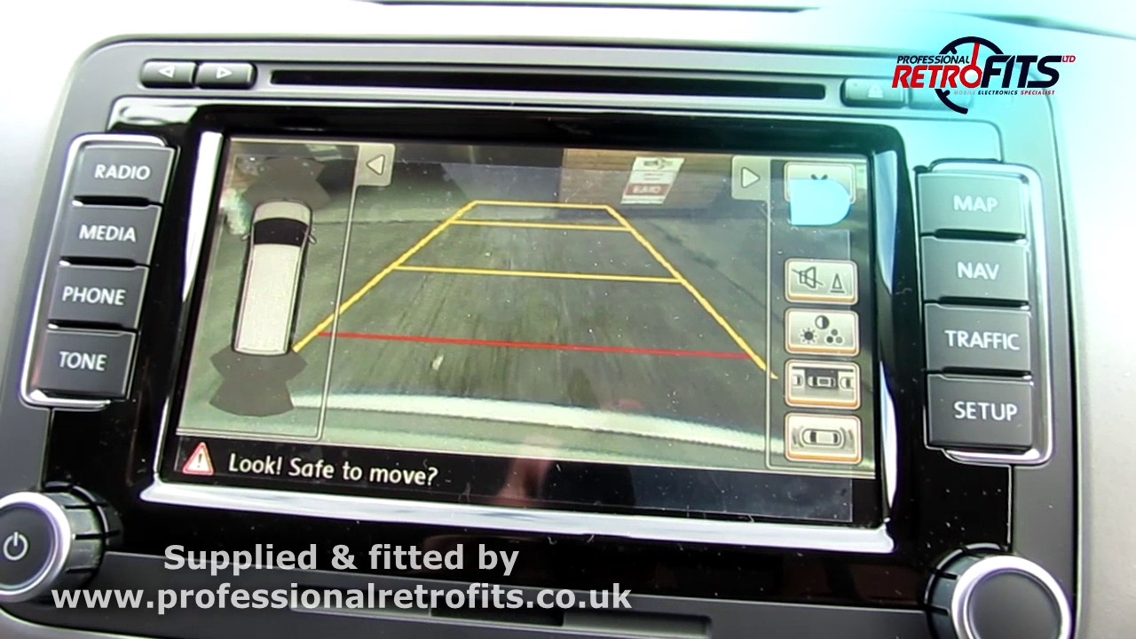 VW T5 Retrofit Highline Rear View Camera RVC - YouTube
