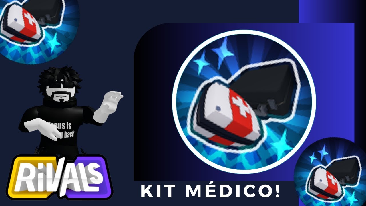 Comprei e Testei o Kit médico! no Roblox - Rivals - YouTube
