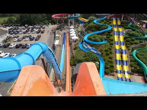Devil's Slide at Water Wizz Water Park - YouTube