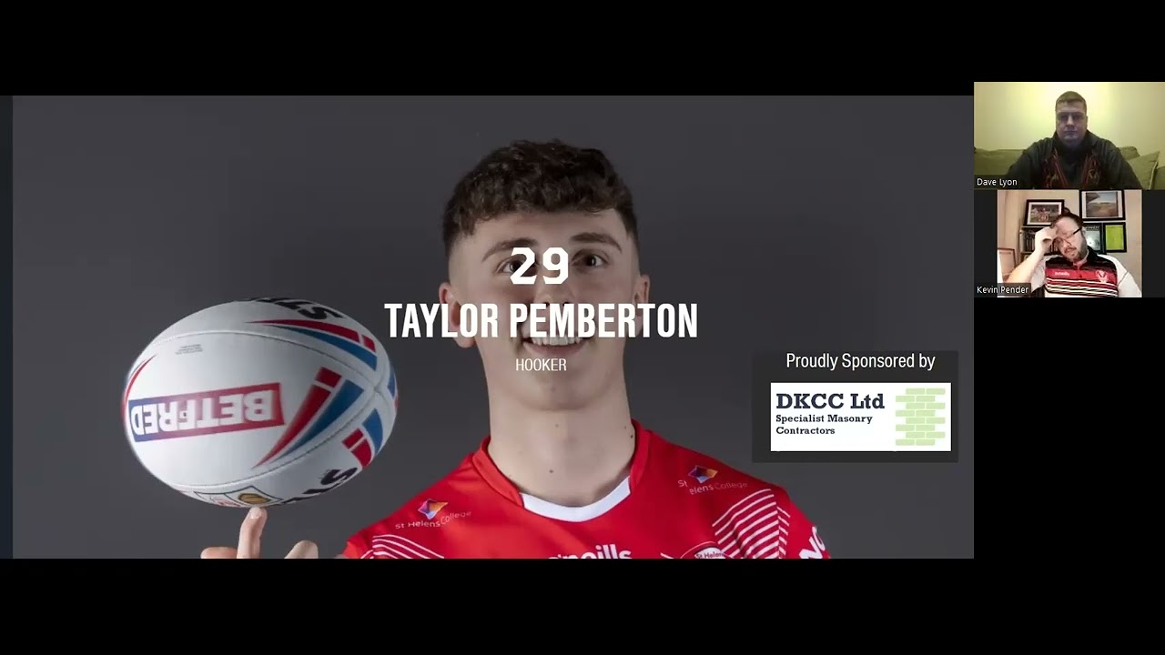 29 Days To Go! St Helens 2023 Season Player Previews: Taylor Pemberton ...