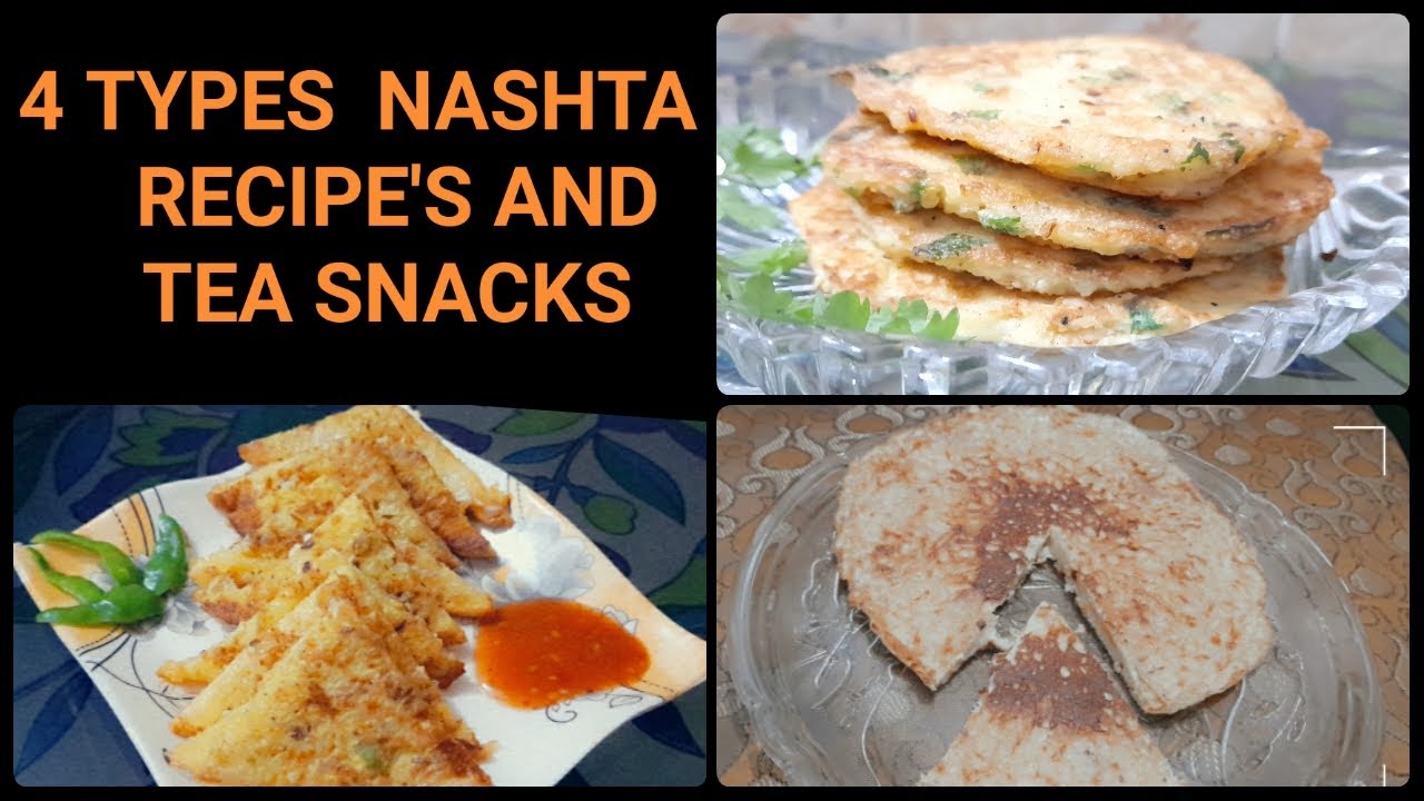 4 BREAKFAST / TEA SNACK'S / NEW NASHTA RECIPES BY SABA'S CHANNEL - YouTube
