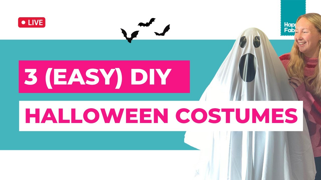 3 Easy DIY Halloween costumes | Perfect for last minute! - YouTube