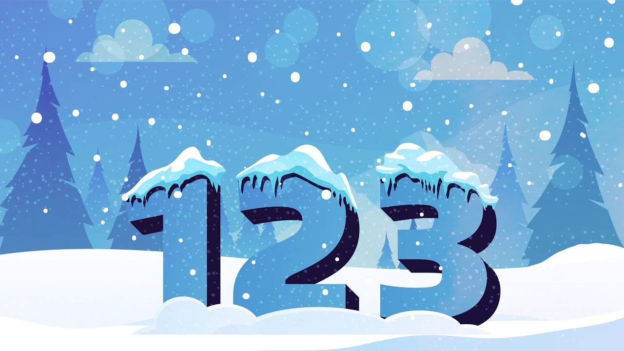 Learn Your 123s | Winter Numbers | Numbers 1-10 | Kids Counting | Learn ...