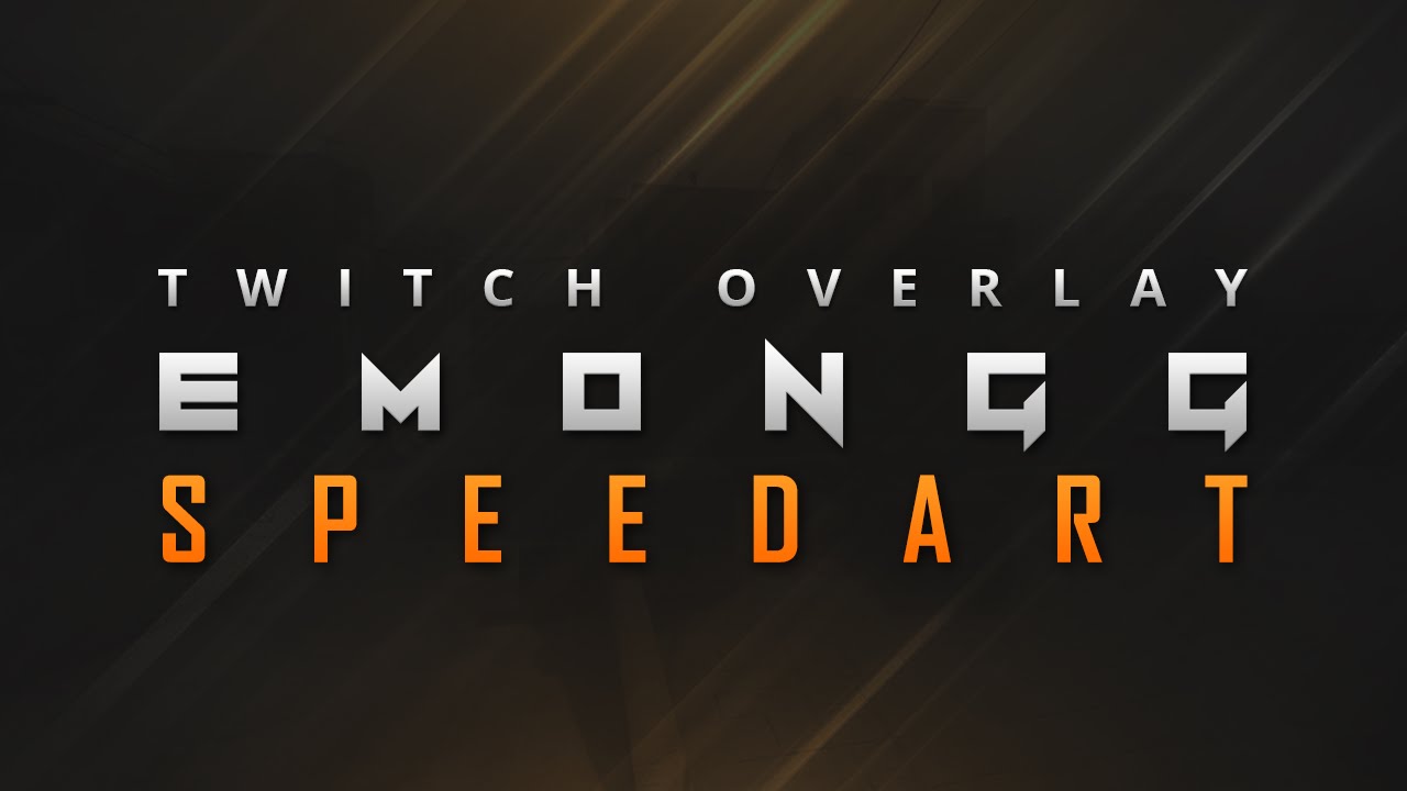 Emongg Twitch Overlay Speedart Photoshop Doovi
