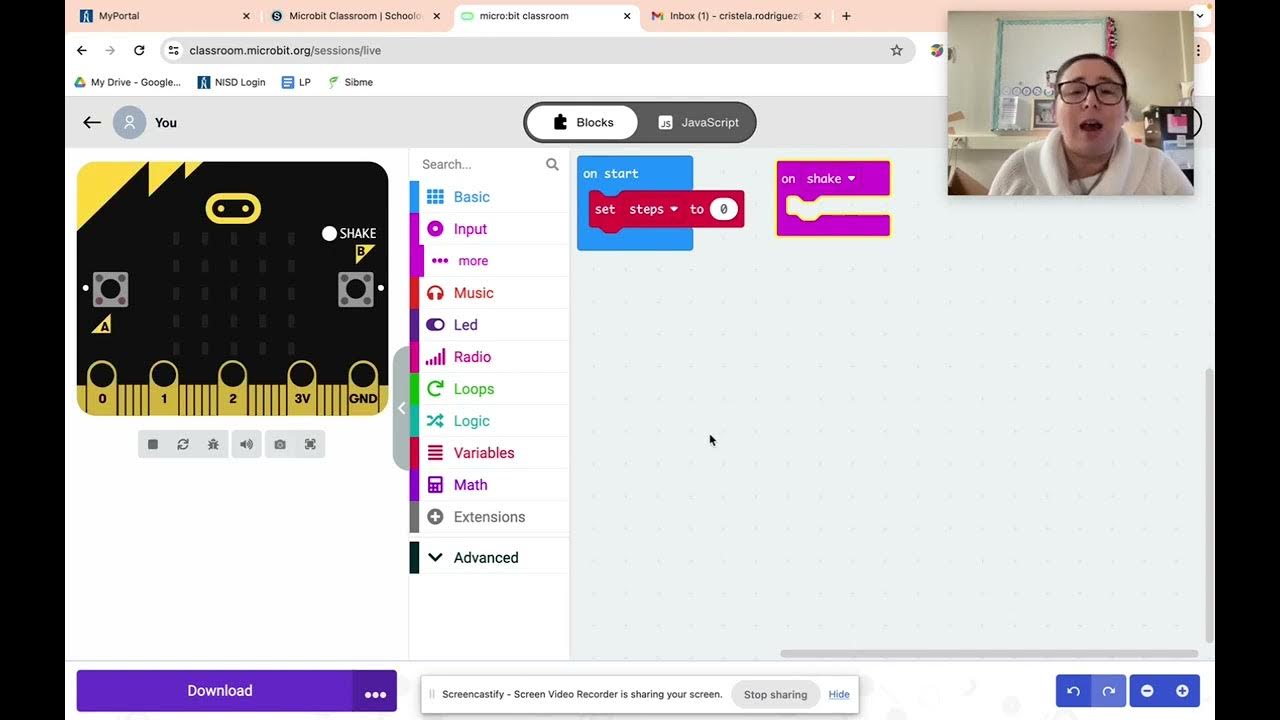 Step Counter with Microbit - YouTube