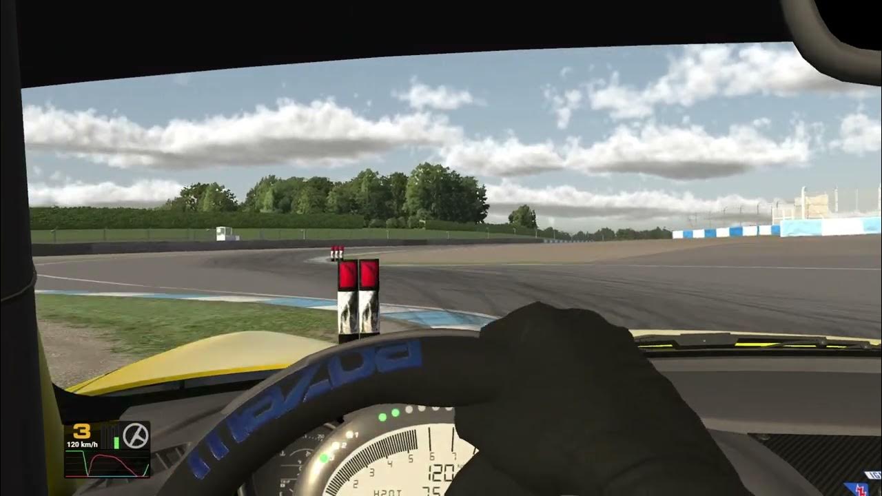 iRacing Onboard Lap: Mazda MX-5 at Donington Park 24S2 Sim-Lab Series - YouTube