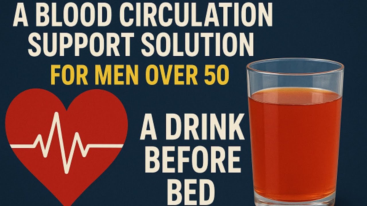 A Blood Circulation Support Solution for Men Over 50 – A Drink Before ...