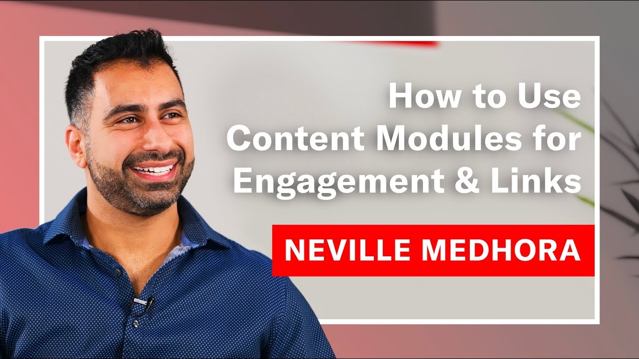 How to Use Content Modules for Engagement and Links - YouTube