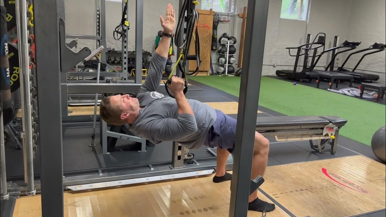 1 Arm Eccentric TRX Inverted Row - Knees Bent - YouTube