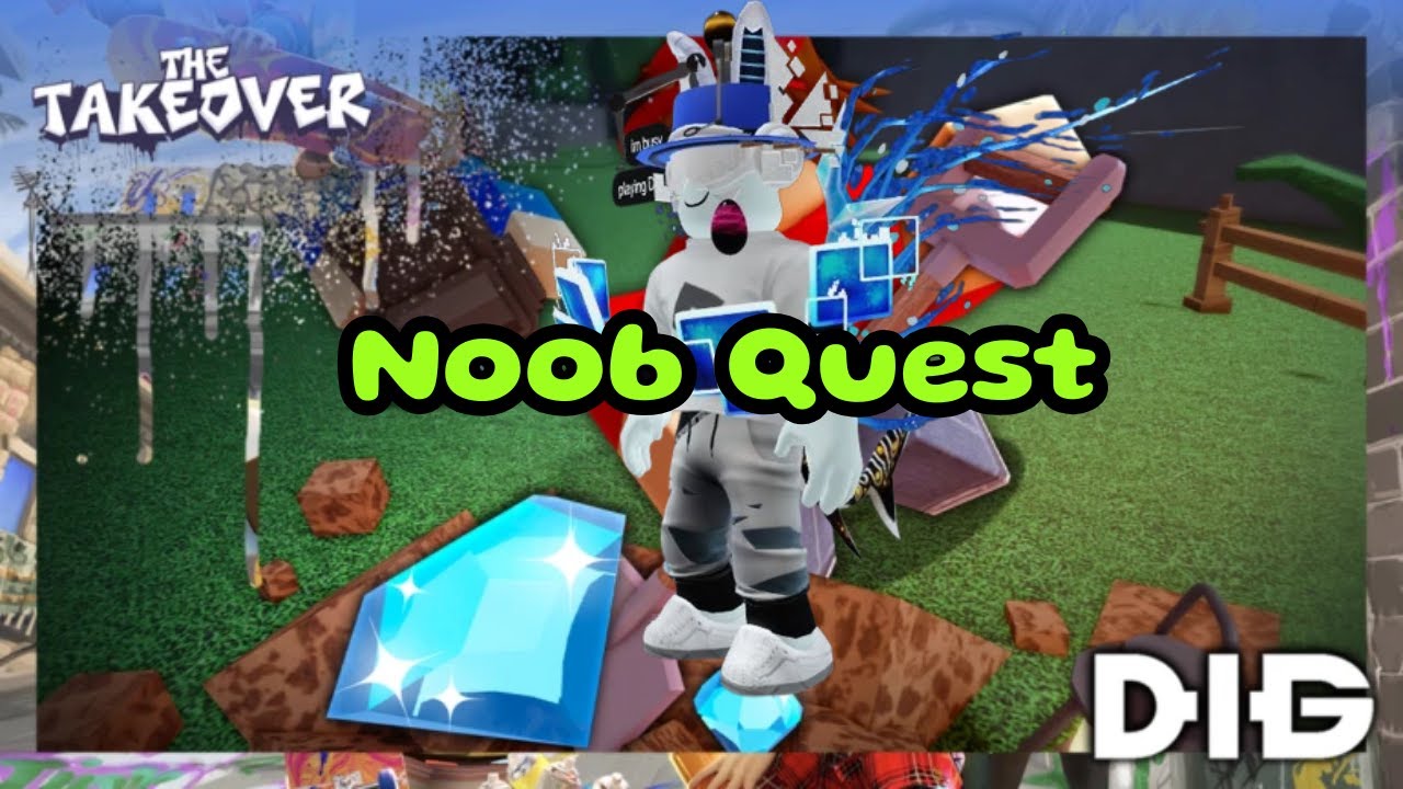 How to Beat Noob Quest | Dig | Roblox Takeover Event - YouTube