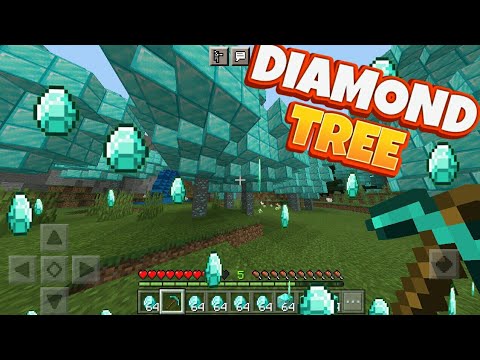 Minecraft But Diamond Growing On Tree.How To Download Diamond tree ...
