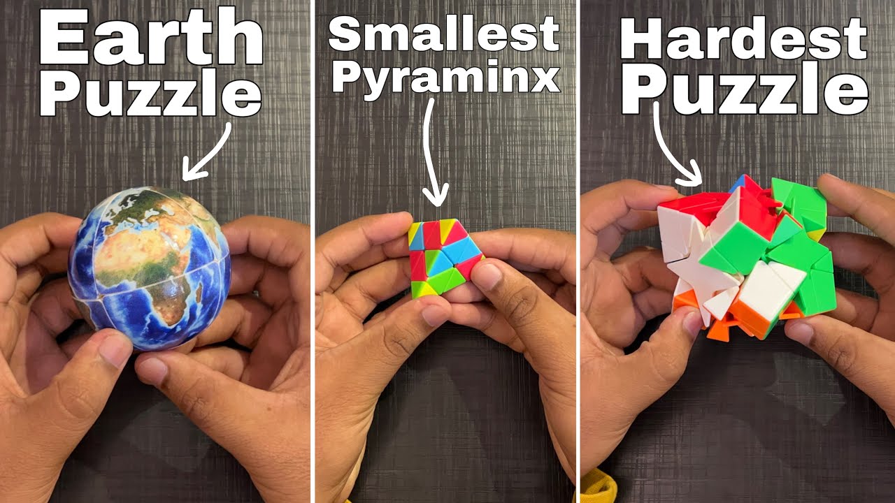 3 Crazy Puzzles Unboxing : - YouTube