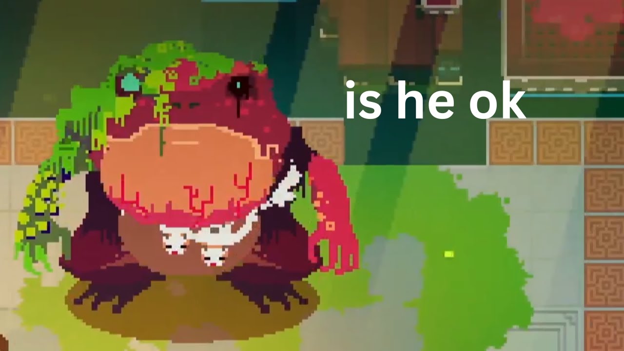 the Frogs here are kinda Disturbing... (Hyper Light Drifter) - YouTube