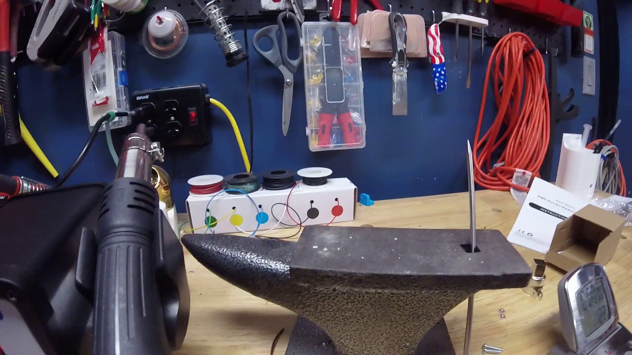 WEP 858D SMD Hot Air Rework Station Test - YouTube
