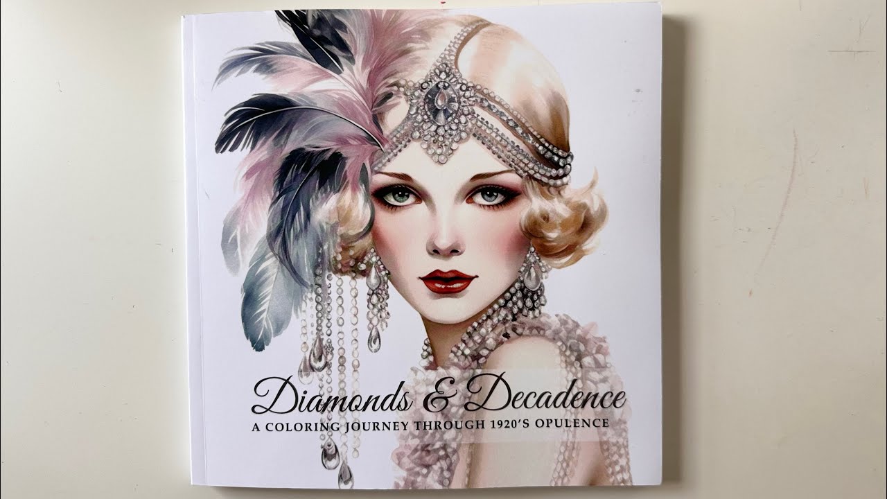 Diamonds & Decadence a Coloring Journey through 1929’s Opulence ️ ...