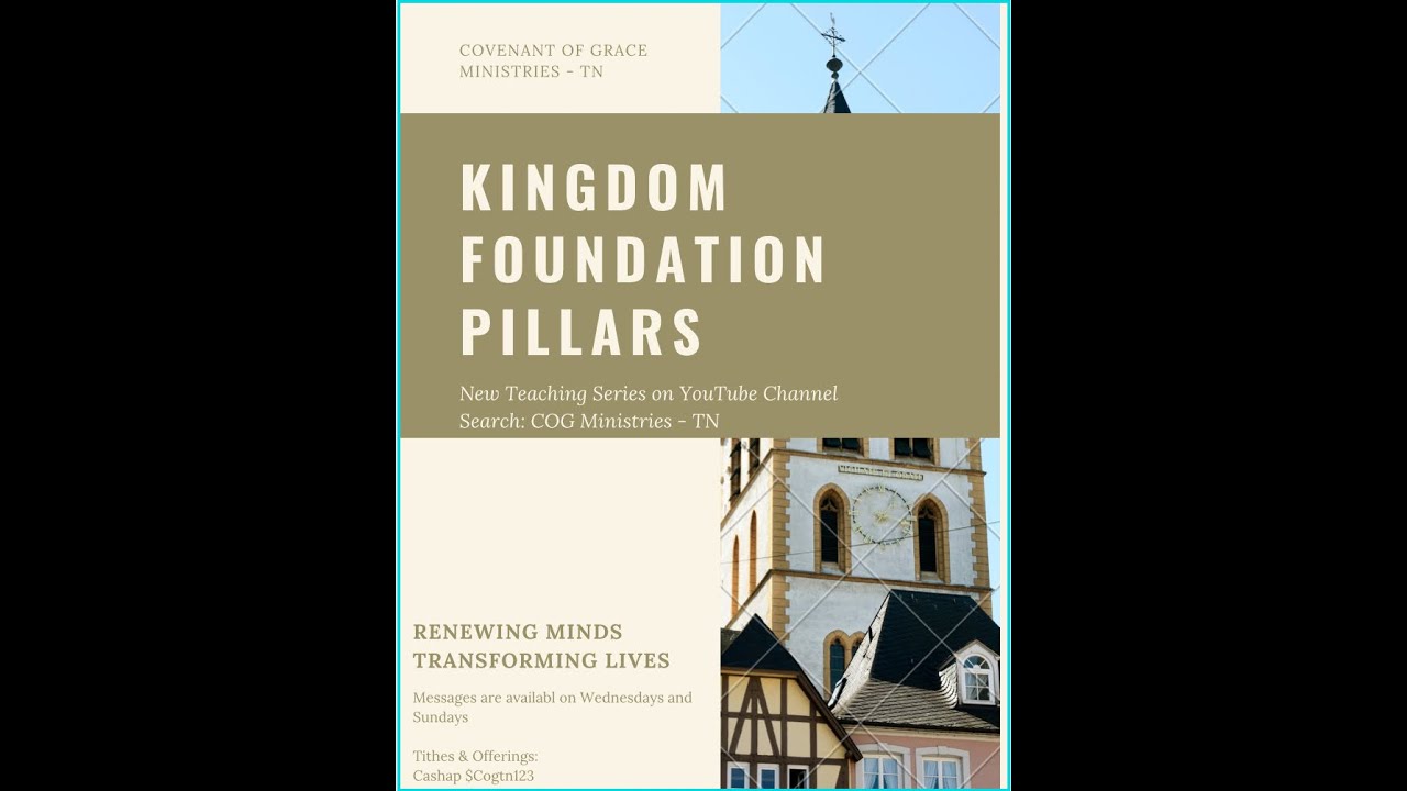 05 13 2020 Bible Study Kingdom Foundation Pillar - Doctrine of Baptisms Rev Steve Williams Jr ...