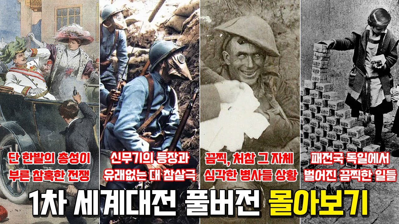 1차 세계대전이 일어난 이유와 종전 이후 독일의 심각한 상황까지 1차세계대전 풀버전 Youtube