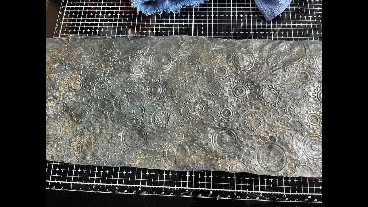 making faux leather paper. Part Three . #sweetbaylaurelemporium # ...