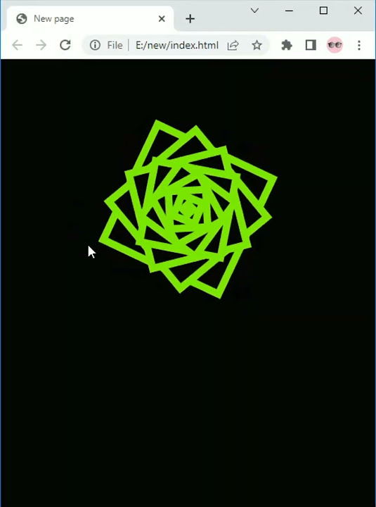 Spiral Loader With Html And Css Html Html5 Webdeveloper Shorts Youtubeshorts Mybloopers